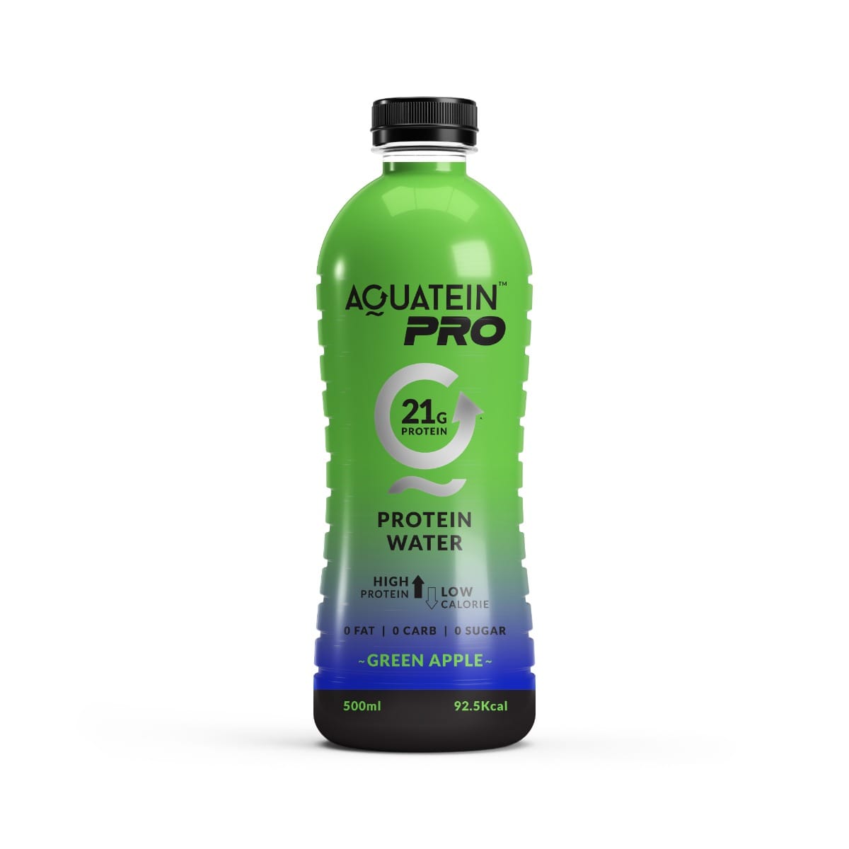 Aquatein 21g Protein Water - Green Apple - Hydrating High Protein Beverage