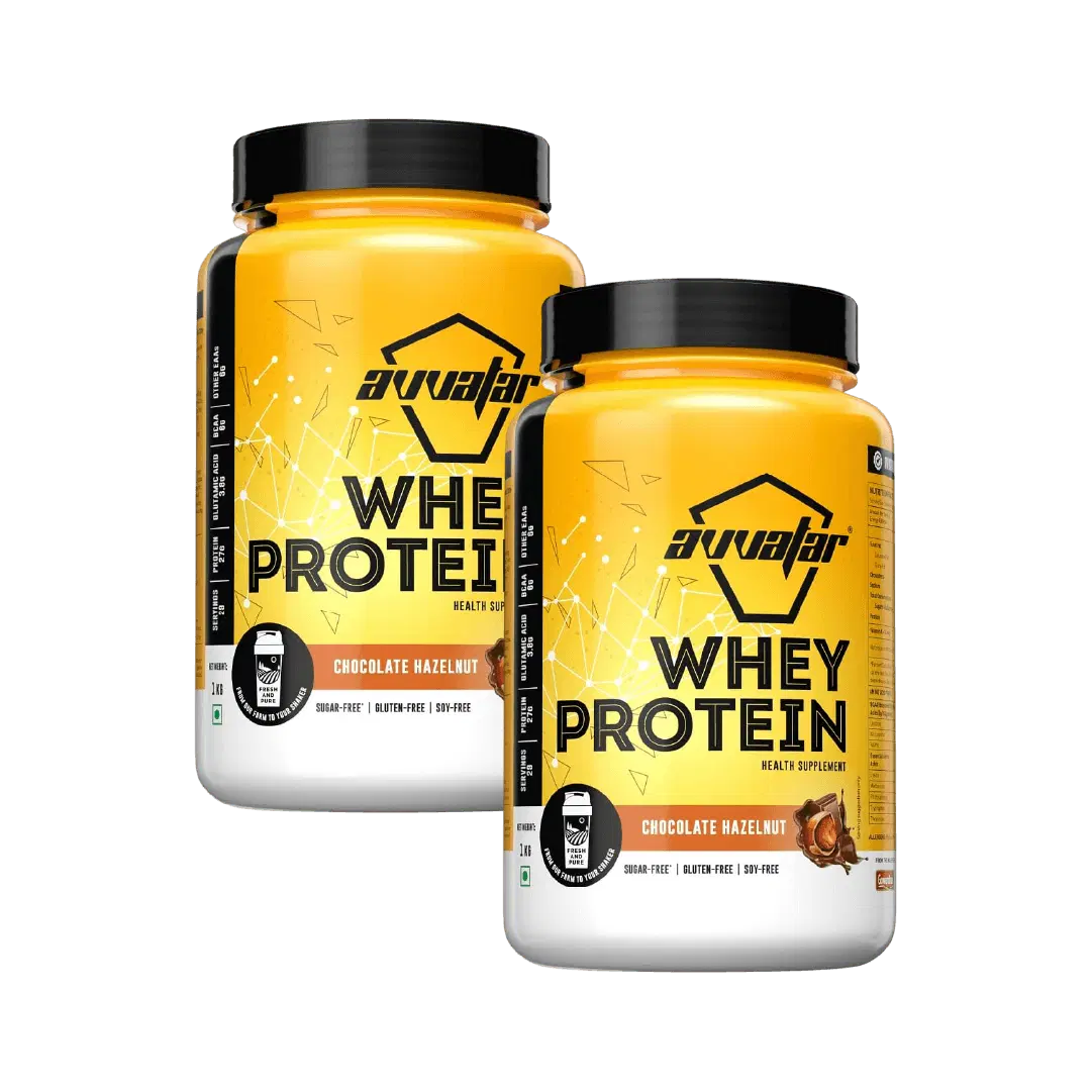 Avvatar Whey Protein 1Kg | Chocolate Hazelnut | 29 Servings | 27G ...